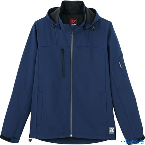 オレンジブック トラスコ中山　TRUSCOアイトス 裏フリースジャケット AZ10312-008 ネイビー 6L 〔品番:AZ103120086L〕[ 注番:3222591]特長●暖冬対策としてのアイテムです。●裏地フリース仕様です。●反射...