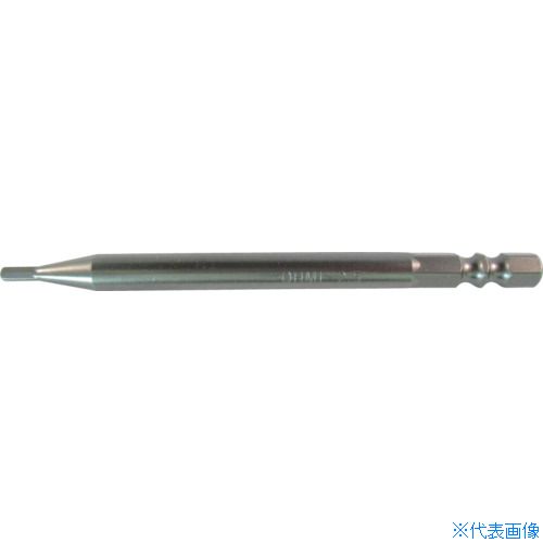 オレンジブック トラスコ中山　TRUSCO近江 六角6.35 溝9、13兼用差込 ヘキサゴンビット H2.5 全長100 〔品番:V32XH2.5100〕[ 注番:3232409]特長●ボール位置が異なる2種類のドライバーに装着できる兼用溝...