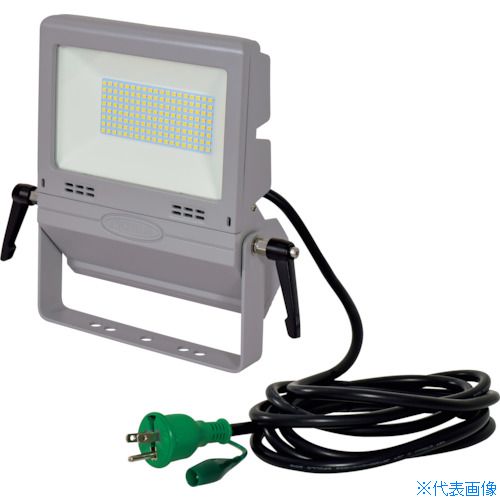 オレンジブック トラスコ中山　TRUSCONICHIDO LED投光器 作業用フラットライト50W 〔品番:LENFH50DSL50K〕[ 注番:3245482]特長●より明るく省エネで、仮設現場や土木工事の照明として最適な作業用です。●プ...