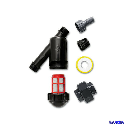 オレンジブック トラスコ中山　TRUSCOKARCHER 高圧洗浄機用アクセサリー 本体取付用(メインフィルター) ネジ径3/4インチ 1インチ(4.730−102.0) 〔品番:4.730102.0〕[ 注番:3255570]特長●自吸用...