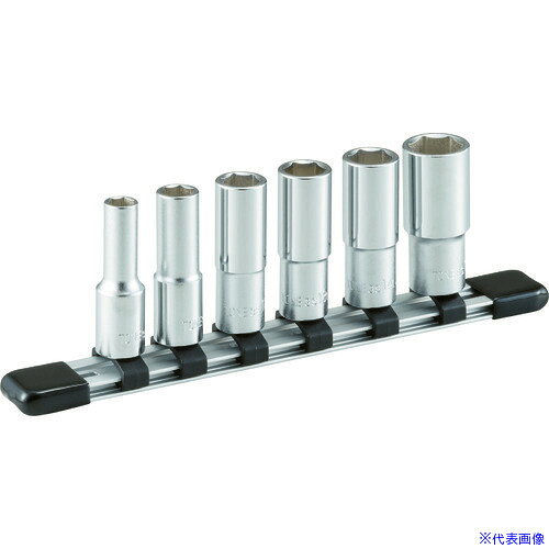 オレンジブック トラスコ中山　TRUSCOTONE ソケットホルダー 差込角9.5mm 差込数6 全長150mm 〔品番:SH306〕[ 注番:3271552]特長●手動用ソケットもピンとOリングが付いたままのインパクト用ソケットもスッキリ...