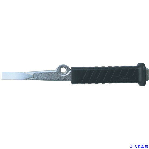 オレンジブック トラスコ中山　TRUSCOモクバ印 フラットチゼル10mm×220mm(ブリスターパック入り) 〔品番:A2110〕[ 注番:3274390]特長●割る、はがす、削る、ハツルと多用途に使用できるタガネです。●高所作業に安全な...