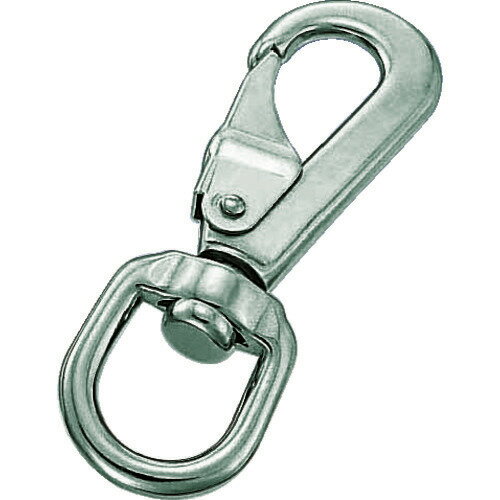 オレンジブック トラスコ中山　TRUSCOTRUSCO アイスナップ ステンレス製 #2 (1個＝1袋) 〔品番:TAS2〕[ 注番:3286193]特長●アイの部分が回転するので、チェーンなどのよりとりになります。●スプリングフックで手軽...