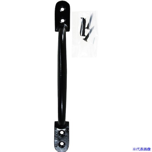 オレンジブック トラスコ中山　TRUSCOWAKI スタンダードハンドル IK−197 L185mm ブラック 〔品番:IK197〕[ 注番:3336489]特長●シンプルで落ち着いた色合いの取っ手ですので、ドア、家具用の取っ手としてご使用...
