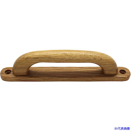 オレンジブック トラスコ中山　TRUSCOWAKI 座付木製ハンドル TW−390 120mm クリヤー 〔品番:TW390〕[ 注番:3339621]特長●シンプルなデザインの取っ手で、ドア、家具用の取っ手としてご使用いただけます。●家具...