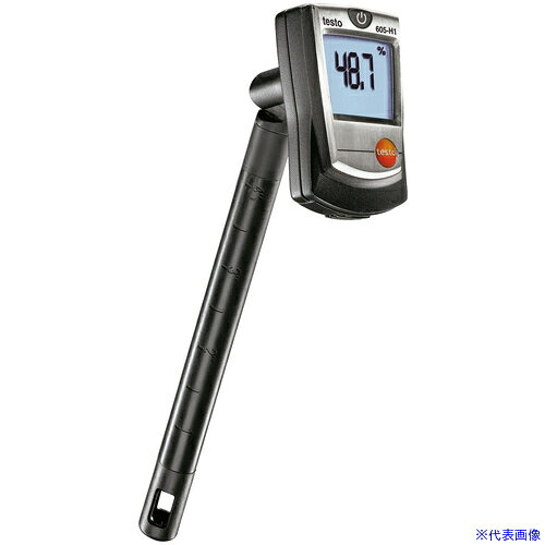 オレンジブック トラスコ中山　TRUSCOTESTO 温湿度計 testo 605−H1 スティックシリーズ 〔品番:TESTO605H1〕[ 注番:3350649]特長●表示部が180°回転可能で、計測値の読み取りが簡単です。●自動電源オ...
