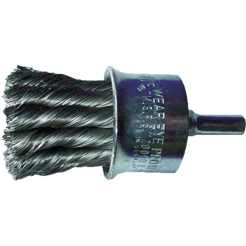 オレンジブック トラスコ中山　TRUSCOOSBORN 工業用ブラシ ラフタフ 線径0.35mm 〔品番:30317〕[ 注番:3352269]特長●独自開発のハイカーボンスチールワイヤにより長寿命で安全性、研削性に優れています。●ノットタ...