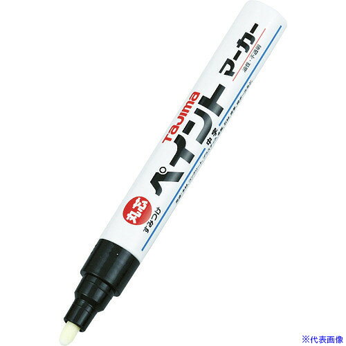 オレンジブック トラスコ中山　TRUSCOタジマ すみつけペイントマーカー 硬質・長芯(中字・丸芯)黒 〔品番:SPEMBLA〕[ 注番:3358810]特長●インクが濃いのでペンキのように垂れて鮮やかに描けます。●鉄骨・鉄筋・木材への墨つ...