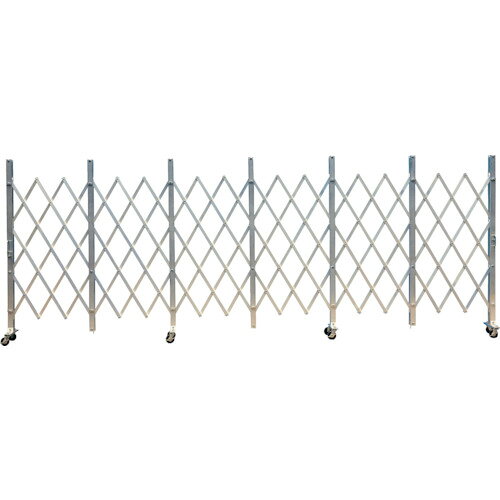 オレンジブック トラスコ中山　TRUSCOゲート工業 アルミクロスゲート ”Cゲート” 高さ2.0m×幅17.1m 両開き 〔品番:ACW171〕[ 注番:3364701]特長●アルミ材は、独自の押出し技術によりカドを全てR仕様にすることで...