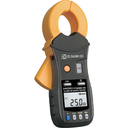 オレンジブック トラスコ中山　TRUSCOHIOKI クランプ接地抵抗計 FT6380−50 〔品番:FT638050〕[ 注番:3367029]特長仕様●接地抵抗(Ω)：0.20Ω(分解能0.01Ω)〜1600Ω (分解能20Ω)、10レ...