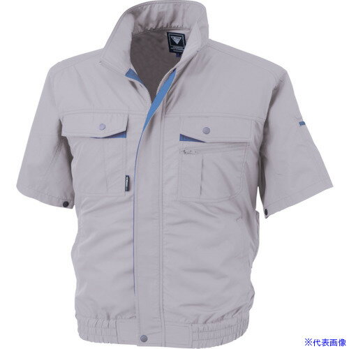 オレンジブック トラスコ中山　TRUSCOXEBEC 空調服テクノクリーンDE半袖ブルゾンXE98022−22−LL シルバーグレー 〔品番:XE9802222LL〕[ 注番:3372969]特長●汚れと臭いを抑制する空調服です。用途●高温...