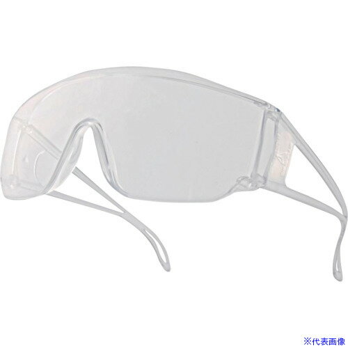 オレンジブック トラスコ中山　TRUSCOデルタプラス PITON2 CLEAR/安全メガネ(スタンダードタイプ) 〔品番:D0002〕[ 注番:3378830]特長●一眼型安全メガネの定番品、丈夫なつくりでお手頃価格です。●耐衝撃性の高い...