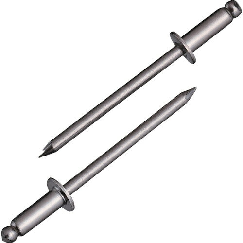 オレンジブック トラスコ中山　TRUSCOロブテックス ブラインドリベット(ステンレス/ステンレス製) 4-5(300本入) エコBOX 〔品番:NST45EB〕[ 注番:3382940]特長●片側から複数の母材をワン・アクションで締結でき...