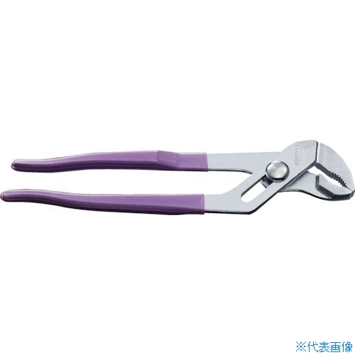 オレンジブック トラスコ中山　TRUSCOロブテックス ウォーターポンププライヤー“ポンプラスケルトン バイオレット 252mm 〔品番:WP250HV〕[ 注番:3426238]特長●ウォーターポンププライヤーのスケルトングリップタイプで...