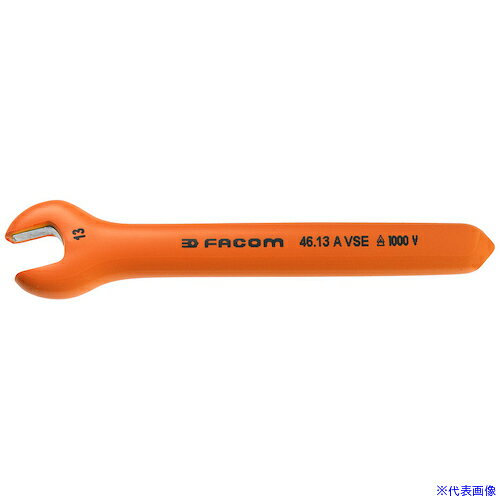 オレンジブック トラスコ中山　TRUSCOFACOM 絶縁工具 シングルスパナレンチ 19mm 〔品番:46.19AVSE〕[ 注番:3449596]特長●絶縁材でカラーコーティングしています。●ファコム製品は国際またはフランス国内規格に規...