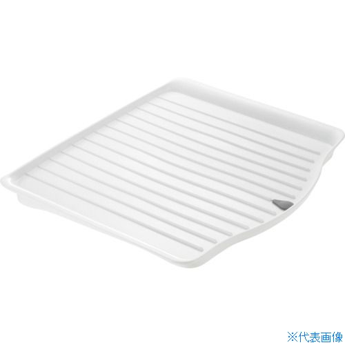 オレンジブック トラスコ中山　TRUSCOリッチェル ラクールドレイニングトレーL 〔品番:22451〕[ 注番:3462620]特長●食器やカトラリーの水切りができるトレーです。仕様●幅(mm)：455●奥行(mm)：360●高さ(mm)...