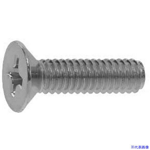 オレンジブック トラスコ中山　TRUSCOSUNCO クロ−ムBS(+)JISサラ小ネジ 5×16 (20本入) 〔品番:00010011005001600620P〕[ 注番:3470608]特長●上面が平らで座面が円錐形の頭の形状です。●...