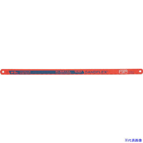 オレンジブック トラスコ中山　TRUSCOBAHCO ハンドソー替刃バイメタル 300mm×18山 100枚入 〔品番:390630018100〕[ 注番:3519694]特長●6度のすくい角をつけることにより、喰いつきが鋭く、スムーズに切...