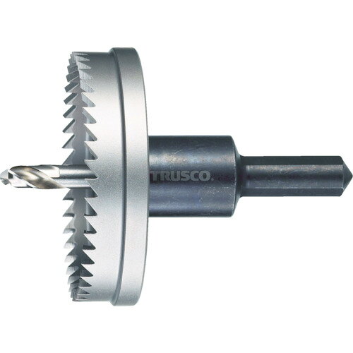 オレンジブック トラスコ中山　TRUSCOTRUSCO E型ホールカッター 79mm 〔品番:TE79〕[ 注番:3522580]特長●引っ掛かりのない安全設計で鉄板の穴あけに最適です。●鉄板、亜鉛鉄板、ブリキなどの穴あけに最適です。●電気...