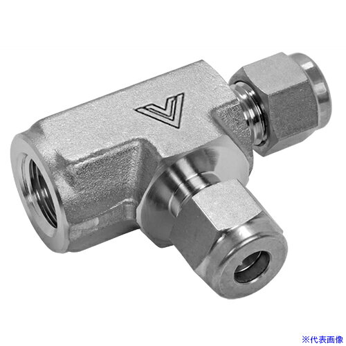 オレンジブック トラスコ中山　TRUSCOFujikin ニューV−Lok 2圧縮リング喰い込み式 ステンレス鋼製 〔品番:VUWTLG6BV〕[ 注番:3527377]特長●チューブを差し込み、ナットを締める圧縮リング式継手です。●特殊工...