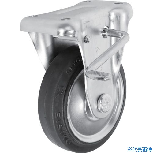オレンジブック トラスコ中山　TRUSCOシシク 固定車 ブレーキ付 150mm 〔品番:WKB150〕[ 注番:3535584]特長●強度に自信のSISIKU独自のボックススタイル車輪仕様のSISIKUスタンダードプレスキャスターです。●...