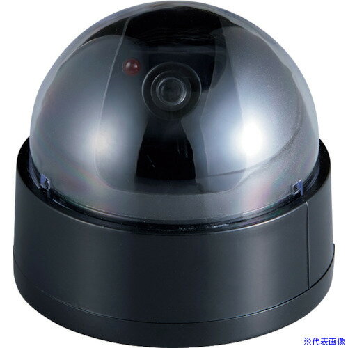 オレンジブック トラスコ中山　TRUSCO緑十字 ダミー防犯カメラ CDSセンサー搭載 ダミーカメラ ドーム型 〔品番:352074〕[ 注番:3539174]特長●CDSセンサー（明るさセンサー）で人が近づくとLEDが点滅するダミーカメラ...