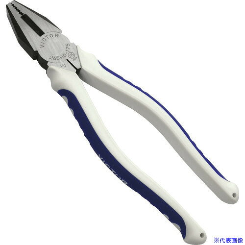 オレンジブック トラスコ中山　TRUSCOVictor ハイグレード ペンチ エラストマG 〔品番:265HG175〕[ 注番:3540634]特長●標準的なペンチで幅広い用途に使用できます。●手になじむエラストマー樹脂グリップです。●JI...