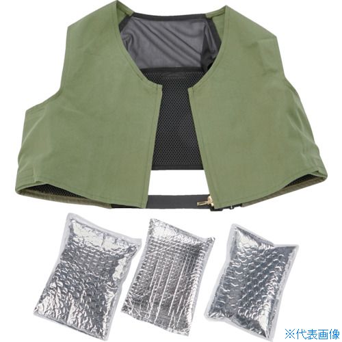 オレンジブック トラスコ中山　TRUSCOTRUSCO アイシングベスト 前面コットンタイプ 長時間保冷剤3個セット 〔品番:WICEVLSET〕[ 注番:3569500]特長●前面綿100％タイプですので、耐熱性が高く、火気を扱う現場にお...
