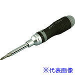オレンジブック トラスコ中山　TRUSCOKTC ラチェットドライバ 〔品番:DBR14〕[ 注番:3597601]特長●ラチェット機構により、締め緩め両方向での早回しが可能です。●ラチェットを固定することで、通常のドライバーとしても使用可...