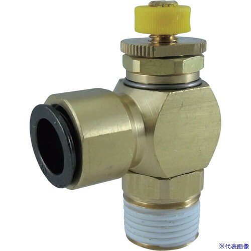 オレンジブック トラスコ中山　TRUSCOチヨダ フジスピードコントローラα(金属)メーターアウト10mm・R3/8 〔品番:1003SCO〕[ 注番:3600645]特長●本体が金属のため、耐スパッタ性があります。仕様●接続口径：R3/8...