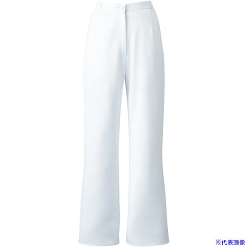 オレンジブック トラスコ中山　TRUSCOFOLK ストレートパンツ ホワイト S 〔品番:29171S〕[ 注番:3615652]特長●ウエスト部分が脇ゴム仕様のストレートパンツです。 ●ストレッチ性とコットンの優しさを兼ね備えたハリコシ...
