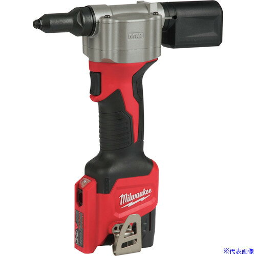 オレンジブック トラスコ中山　TRUSCOmilwaukee M12リベッター(本体のみ) 〔品番:M12BPRT0CJP〕[ 注番:3624281]特長●1回の充電で4.8mmステンレス鋼を最大250本、3.2mmステンレス鋼を最大450...