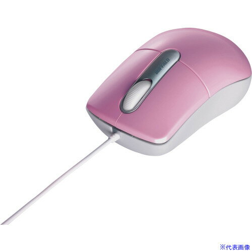 オレンジブック トラスコ中山　TRUSCOバッファロー 有線光学式マウス 静音/3ボタン Mサイズ ピンク 〔品番:BSMOU27SMPK〕[ 注番:3628355]特長●左右・サイド・ホイールボタンに静音スイッチを搭載・確かなクリック感は...