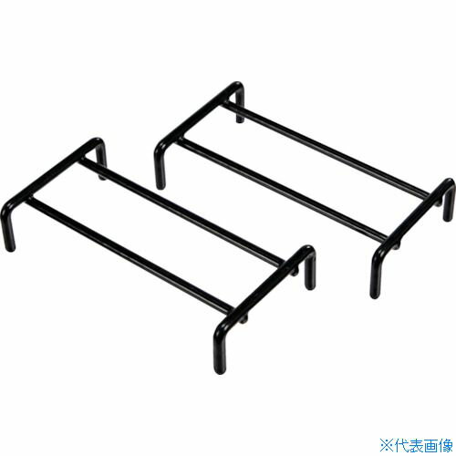 オレンジブック トラスコ中山　TRUSCOTRUSCO プランタースタンド 黒 2個入 〔品番:PRS2BK〕[ 注番:3643472]特長●プランターの下にセットして使用します。●底面の通気性を高め草花を守ります。●ナメクジなどの不快虫の...