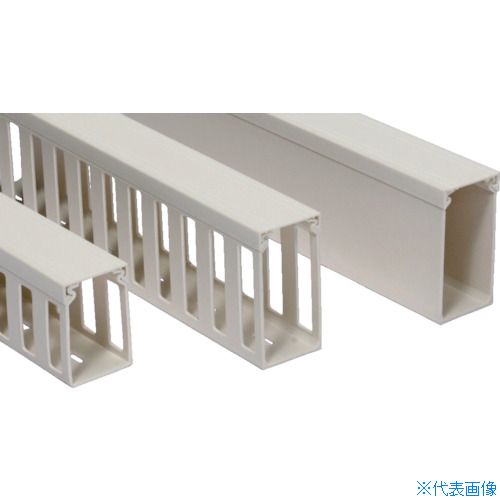 オレンジブック トラスコ中山　TRUSCOKOWA ノンハロ難燃PPダクト 30×80×2000 M型 〔品番:KDEP3820M〕[ 注番:3666461]特長●環境に配慮し、ハロゲン物質を含まない材料を使用しています。●耐油性・耐熱性に...