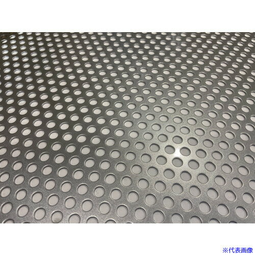 オレンジブック トラスコ中山　TRUSCOTRUSCO 鉄パンチングメタル1.0t D2P3.5 450X450 〔品番:SPCC1D2P3.5450X450〕[ 注番:3672574]特長●パンチングプレスの金型で規則的に孔を開けた金属板...