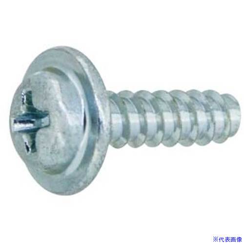 オレンジブック トラスコ中山　TRUSCOSUNCO 三価ホワイト Pタイプナベ 2.5×8 (380本入) 〔品番:300020000025008003380P〕[ 注番:3673275]特長●樹脂用のねじです。●2条ねじのため、相手材の...