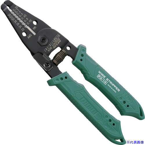 オレンジブック トラスコ中山　TRUSCOENGINEER ワイヤーストリッパー 極細線用 175mm 〔品番:PA14〕[ 注番:3688101]特長●抜群の切れ味を持続する高性能ストリッパーです。●ストリップ穴は、単線にもより線にも適合...