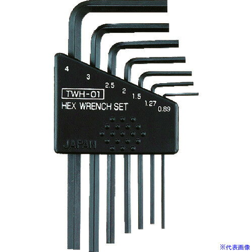 オレンジブック トラスコ中山　TRUSCOENGINEER 六角レンチセット(ミリサイズ) 〔品番:TWH01〕[ 注番:3688844]特長●ミリサイズの極小レンチセットです。●材質は構造用合金鋼を使用しています。●表面処理は黒染めです。...