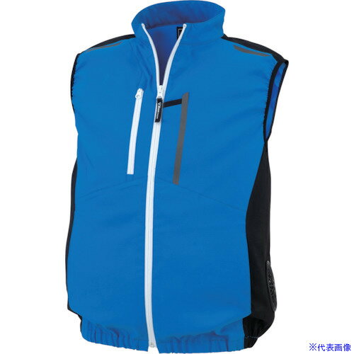 オレンジブック トラスコ中山　TRUSCOXEBEC 空調服制電ベスト XE98028−40−5L ブルー 〔品番:XE98028405L〕[ 注番:3690363]特長●ファンの位置が通常よりも脇に配置され、車の運転や椅子に座った状態でも...