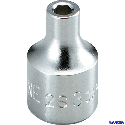 オレンジブック トラスコ中山　TRUSCOTONE ソケット(6角) 4mm 〔品番:2S04〕[ 注番:3694593]特長●スタンダードタイプの対辺6角形状です。●差し込み後、トルクをかけてもナメにくくなっています。仕様●差込角(mm)...