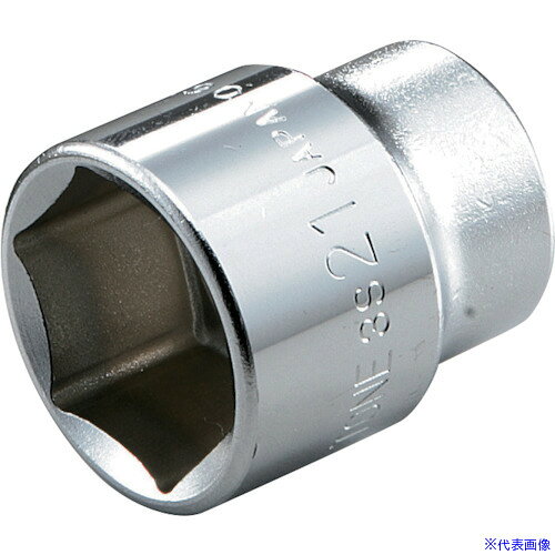 オレンジブック トラスコ中山　TRUSCOTONE ソケット(6角) 対辺寸法23mm 全長33mm 〔品番:3S23〕[ 注番:3695409]特長●スタンダードタイプの対辺6角形状です。●差し込み後、トルクをかけてもナメにくくなっていま...