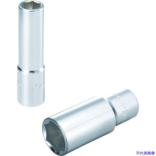 オレンジブック トラスコ中山　TRUSCOTONE ディープソケット(6角) 対辺寸法10mm 全長83mm 〔品番:4S10L〕[ 注番:3696740]特長●ボルトが突き出したナットを回すのに最適です。●深い箇所のナットにも最適です。仕...