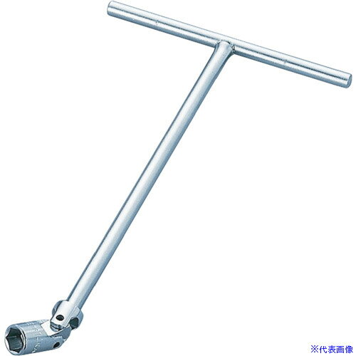 オレンジブック トラスコ中山　TRUSCOTONE T形フレックスレンチ(角駒式) 10mm 〔品番:TF10K〕[ 注番:3699331]特長●フレックスT形タイプのレンチです。●ソケット部6角形状です。仕様●対辺寸法(mm)：10●全長...