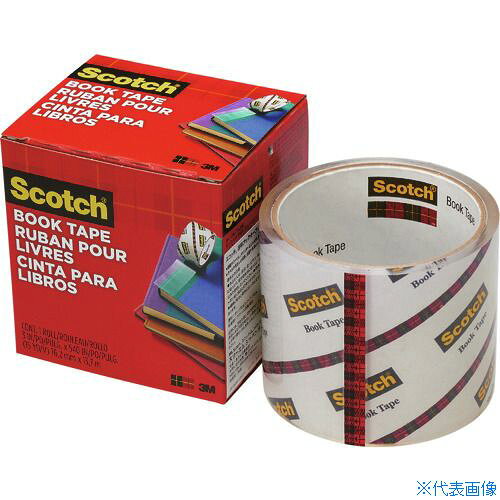 オレンジブック トラスコ中山　TRUSCO3M 透明ブックテープ厚手 76.2mmX13.7m 〔品番:84576〕[ 注番:3700313]特長●耐久性、耐摩耗性、折り曲げ強度、耐湿性に優れています。●変質、変色、粘着剤のにじみがほとんど...