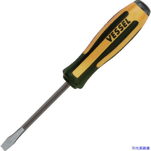 オレンジブック トラスコ中山　TRUSCOVESSEL メガドラタガネドライバー 970 7X100 〔品番:9707100〕[ 注番:3710955]特長●高級タガネ鋼材使用です。●耐摩耗性と刃先の切れ味を追求しました。●エラストマー樹脂...