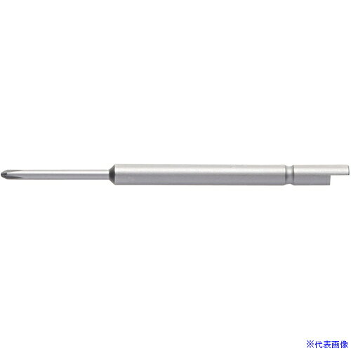 オレンジブック トラスコ中山　TRUSCOVESSEL ドライバービット D71+0X2X64 シャンク径4mm 〔品番:D710264〕[ 注番:3713083]特長●ハーフムーン断面の差込口です。●時計、眼鏡、カメラの精密小ねじの締め付...