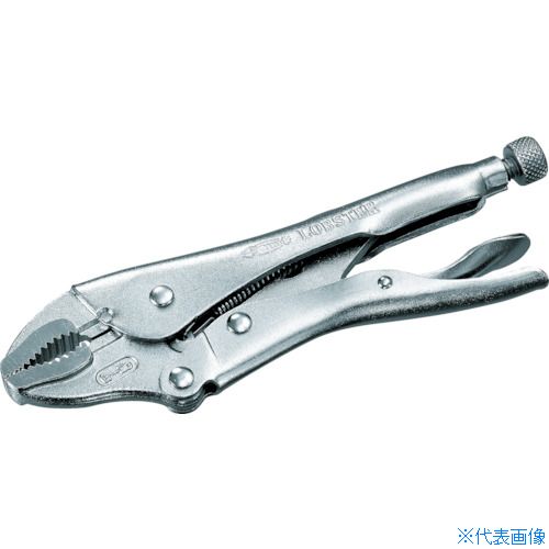 オレンジブック トラスコ中山　TRUSCOロブテックス バイスプライヤー カーブタイプ(カッター付) 140mm 〔品番:VW125N〕[ 注番:3726690]特長●カーブ形状の歯部は、パイプなど、丸物のクランプに最適です。●歯の先端スト...