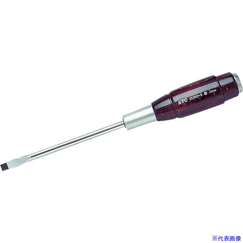 オレンジブック トラスコ中山　TRUSCOKTC 木柄ドライバ マイナス貫通タイプ5mm 〔品番:D12M25〕[ 注番:3733467]特長●手に優しい天然木のグリップです。●軸は丸軸です。●先端マグネット付です。用途●汎用工具仕様●刃先...