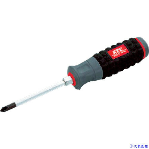 オレンジブック トラスコ中山　TRUSCOKTC グリップドライバー 樹脂柄ドライバ クロス貫通タイプ 刃先No.1 〔品番:D1P21〕[ 注番:3733611]特長●力が掛けやすい四角形状の樹脂グリップです。●軸の根本に六角部があります...